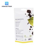China Stand Up Biodegradable Kraft Pouch Three Side Sealing For Mobile Phone Shell for sale