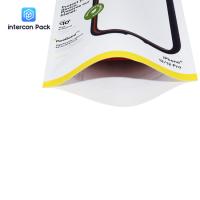 China Stand Up Biodegradable Kraft Pouch Three Side Sealing For Mobile Phone Shell for sale