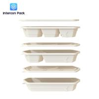 China Bio Degradable Paper Pulp Moulded Trays Packaging For Foods for sale