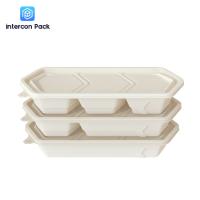 China Bio Degradable Paper Pulp Moulded Trays Packaging For Foods for sale