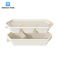 China Bio Degradable Paper Pulp Moulded Trays Packaging For Foods for sale