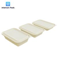 China Biodegradable Paper Pulp Moulded Trays Disposable Takeaway Food Trays for sale