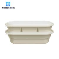 China Biodegradable Environmentally Friendly Lunch Box Disposable Paper Pulp Moulded for sale