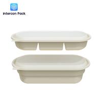 China Biodegradable Environmentally Friendly Lunch Box Disposable Paper Pulp Moulded for sale
