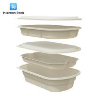 China Biodegradable Environmentally Friendly Lunch Box Disposable Paper Pulp Moulded for sale