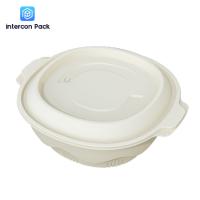 China Bagasse Cornstarch Disposable Plates Eco Friendly For Food Packaging for sale