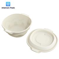 China Bagasse Cornstarch Disposable Plates Eco Friendly For Food Packaging for sale