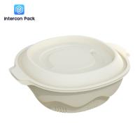 China Bagasse Cornstarch Disposable Plates Eco Friendly For Food Packaging for sale