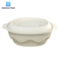 China Bagasse Cornstarch Disposable Plates Eco Friendly For Food Packaging for sale