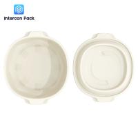 China Bagasse Cornstarch Disposable Plates Eco Friendly For Food Packaging for sale