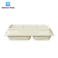 China ISO9001 Disposable Paper Food Packaging With Bagasse Straw Bamboo Material for sale