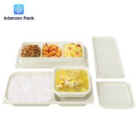 China ISO9001 Disposable Paper Food Packaging With Bagasse Straw Bamboo Material for sale