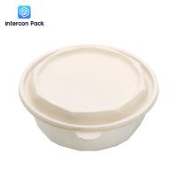 China Food Packaging Eco Friendly Disposable Lunch Boxes Degradable Customized Size for sale