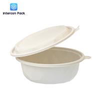 China Food Packaging Eco Friendly Disposable Lunch Boxes Degradable Customized Size for sale