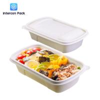 China Degradable Paper Pulp Moulded Trays Environmentally Friendly For Hamburger for sale