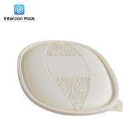 China Biodegradable Disposable Paper Pulp Moulded Trays Takeaway Food Container for sale