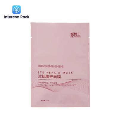 China 8x7 Inch Pink Packaging Bags Environmentally Friendly for hands mask for sale