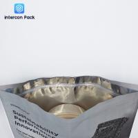China Biodegradable Stone Paper Bag Three Side Sealing Zipper Packaging Bag for sale