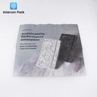 China Biodegradable Stone Paper Bag Three Side Sealing Zipper Packaging Bag for sale