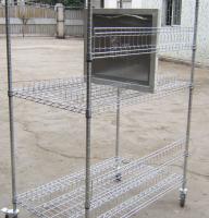 China SMT Stencil Turnover PCB Storage Trolley Stainless steel 400mm for sale