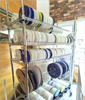 China 24mm PCB Handling Equipment Single Double Peak Grid Smt Reel Storage Rack for sale