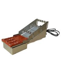 China Stainless Steel Sony Vibration Feeder SMT Three Tubes Stick Feeder 100mm for sale