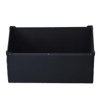 China ODM PCB Waste Turnover Esd Container Box black For pick and place machine for sale