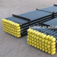 China 76mm-140mm Diameter DTH Drilling Pipe with Flat Wrench and Black Color for Mining Applications for sale