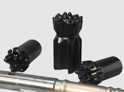 China R32 Thread Button Drill Bits with Flushing Holes for Tophammer Drilling for sale