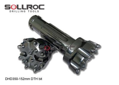 China DTH Hammer Bits DHD350 DTH Bit Rock Drill Bits For Blasting Drilling for sale