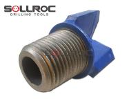 China 165mm Chevron Drag Drill Bit 6.5 Inch API 3 1/2
