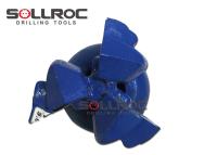 China 3 1/2 Inch 90mm Stepped Blade Drag Bits For Water Well Drilling / Exploration Drilling for sale