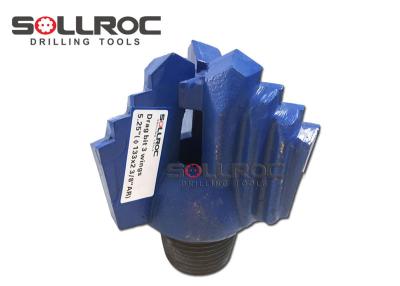 China API Thread Three Wings Step Drag Drill Bits With Tungsten Carbides for sale