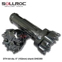 China Forged Carburized Steel High Performance DTH Drill Bits for Well Drilling and Coal Mining for sale