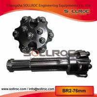 China 76mm 2 Inch Small Size DTH Bit for Construction and Ore Mining for sale