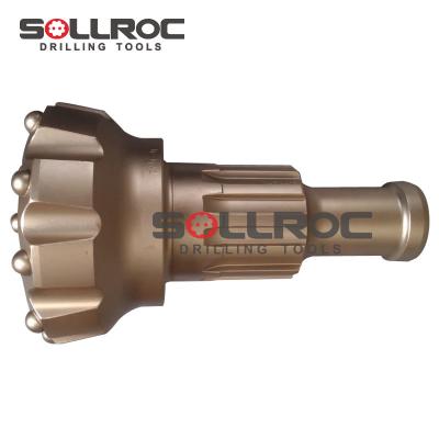 China 6 Inch DTH Drill Bit with Heat Treatment for Geothermal Drilling and Civil Engineering for sale