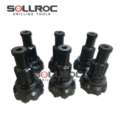 China SOLLROC 200mm to 350mm DTH Drill Bits for Borehole Drilling with Heat Treatment for sale