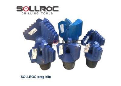 China Drill Rig Tools 3/4 Blades Wing Step Water Well Drilling Drag Bit for sale