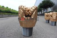 China High Efficiency 9 inch 229mm IADC545 Gold Color Tricone Drill Bit For Mining for sale