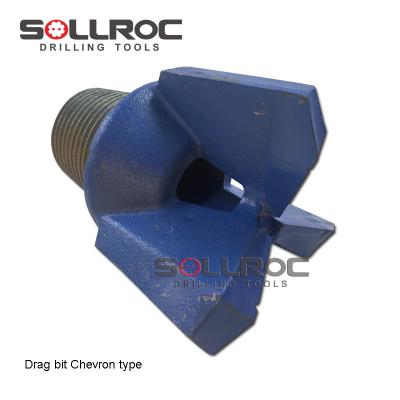 China Black Alloy Steel Chevron Bit Forged for Consistent Performance and Durability for sale