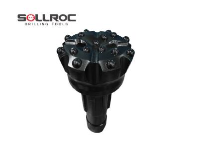 China QL50 DTH Drill Bits Flat Face Spherical Button For Hard Rock , Good Penetration Rates for sale