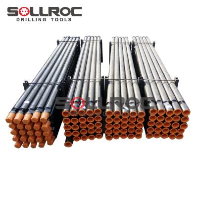 China Male-Female API 2 3/8'' REG Thread Connection DTH Drill Pipe and 4.0mm Wall thickness for sale