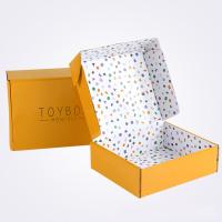 China Recycled Non Toxic E Flute Corrugated Paper Mailing Box Printing Logo for sale