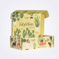 China Recycled Non Toxic E Flute Corrugated Paper Mailing Box Printing Logo for sale