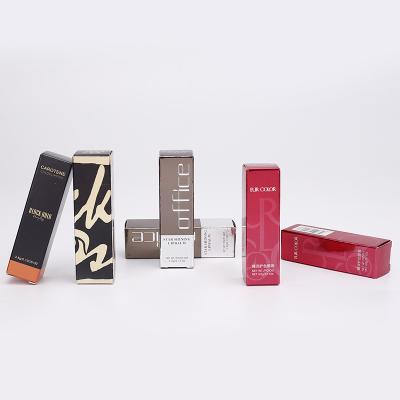 China CMYK Lipstick C1S Art Paper Cosmetic Packaging Boxes Eco Friendly for sale