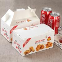 China C2S Custom Food Packaging Boxes for Fried Chicken Take Out 1000pcs MOQ for sale