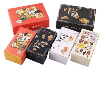 China Instant Fried Chicken Length 21mm Custom Food Packaging Boxes for sale