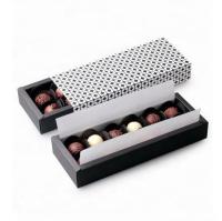 China Luxury Rigid Cardboard Custom Food Packaging Boxes With Ribbon for sale