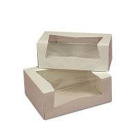 China Food Grade MDF EPE Custom Food Packaging Box Plastic Window for sale