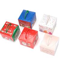 China Christmas Cake Varnishing Custom Food Packaging Boxes With Window for sale